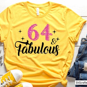 64th Birthday Svg Png, 64th Svg, Aged to Perfection Svg, 64 and ...