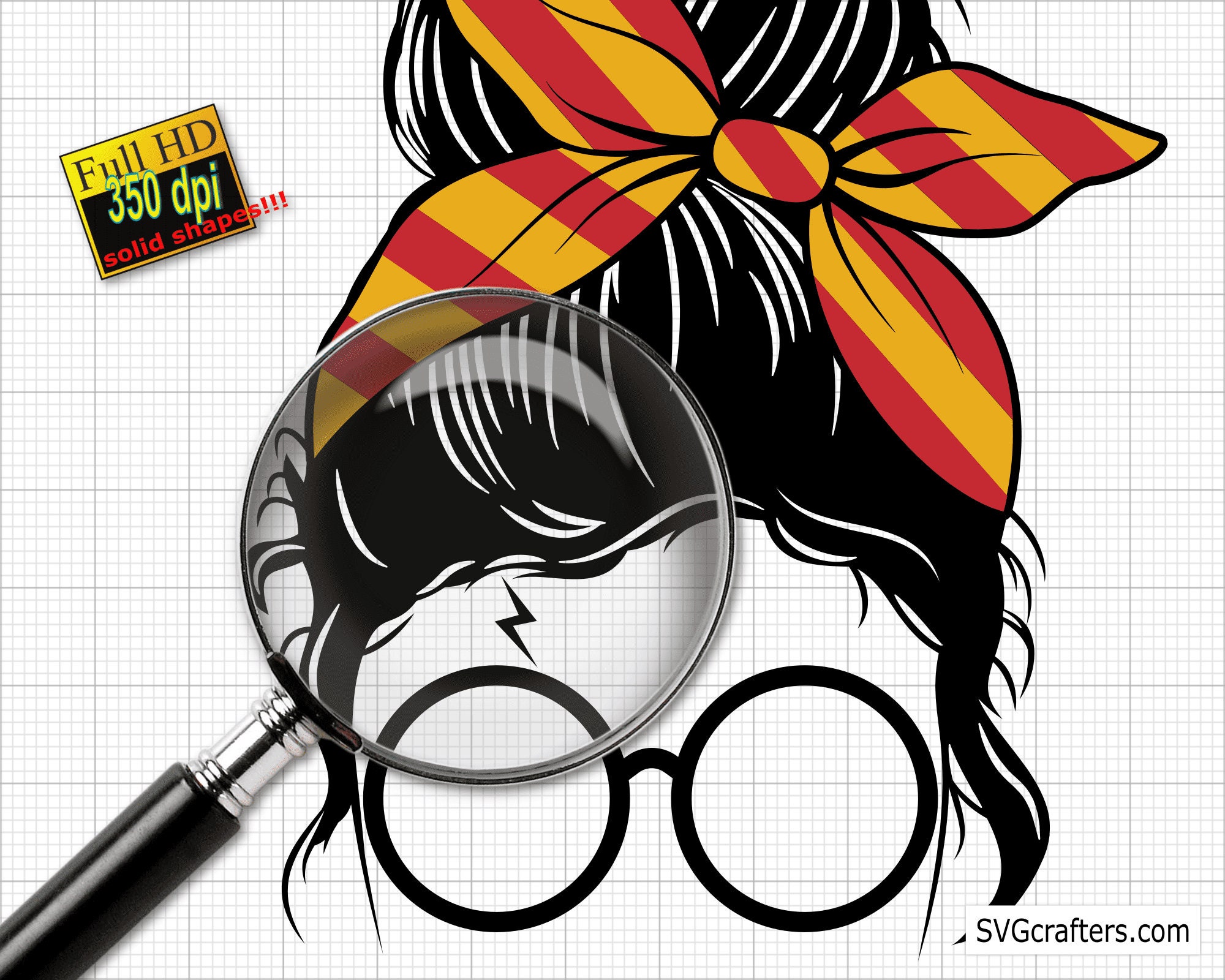 Potterhead Mom Svg, Momlife Messy Bun Mom Life Momlife Svg Png Jpg ...