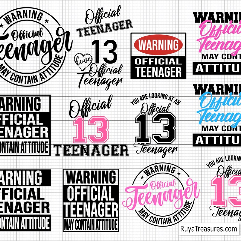 Teenager Stickers - Etsy