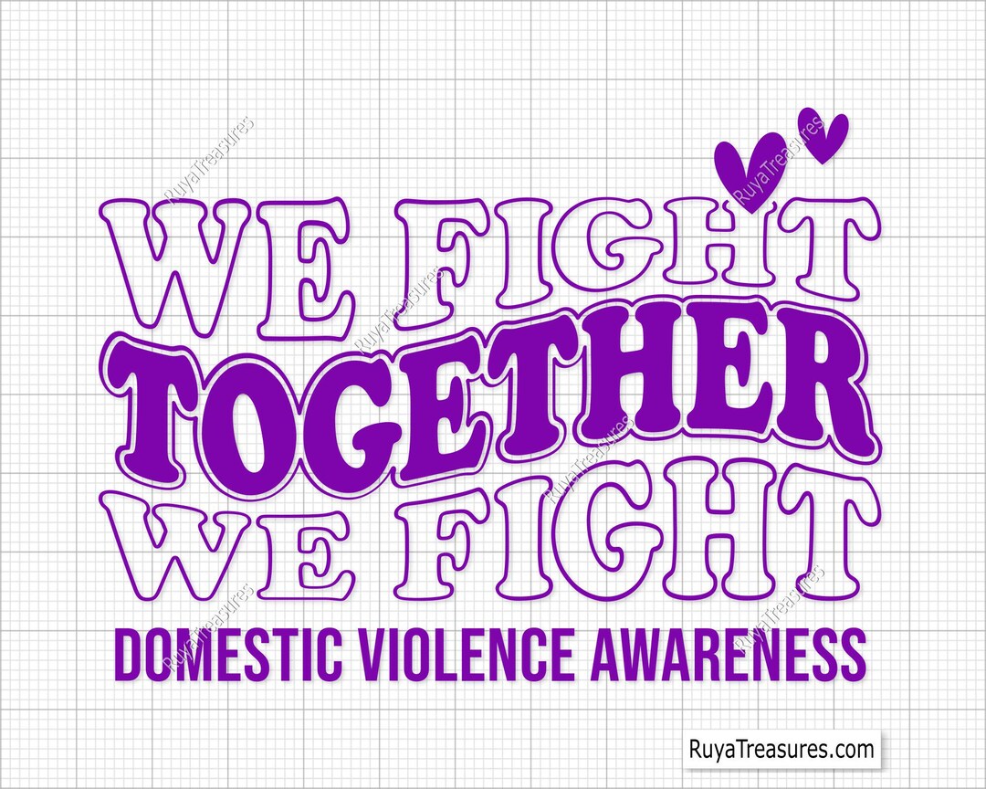 Domestic Violence Awareness Svg Png, Purple Ribbon Svg, Stop Domestic ...