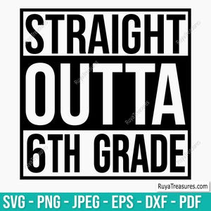 6th Grade Svg, Sixth Grade Svg, Back to School Svg, 6th Grade Shirt ...