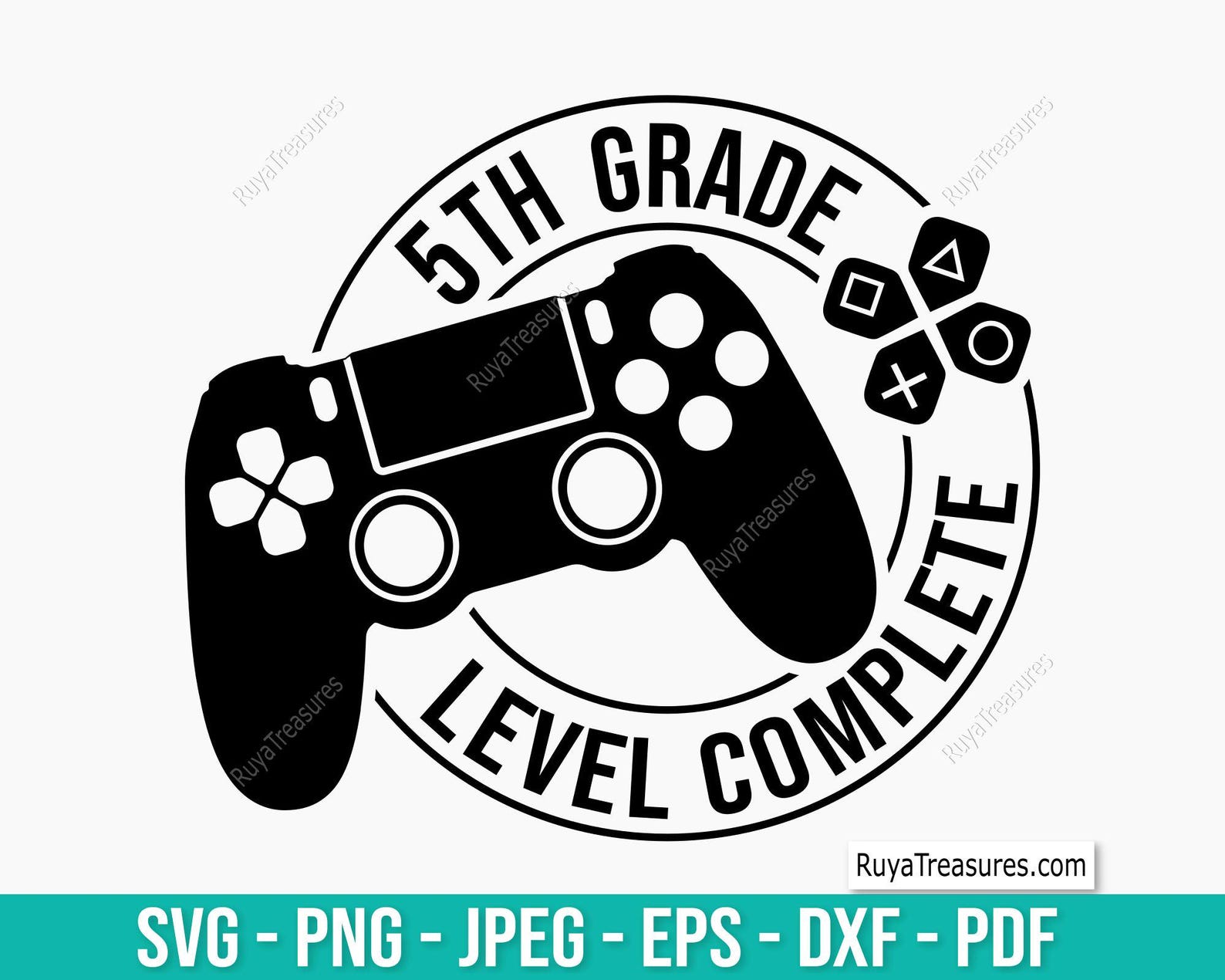 5th Grade Level Complete Svg, 5th Grade Svg, Fifth Grade Svg, Back to ...