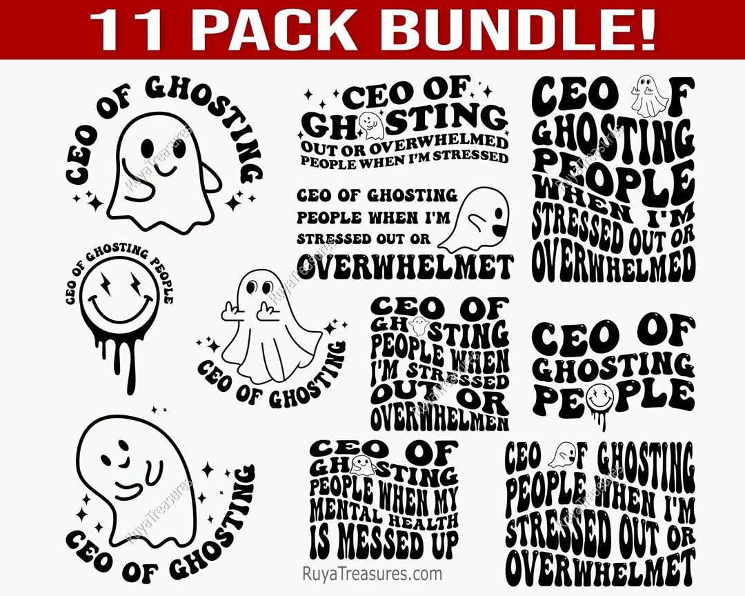 CEO of Ghosting People Svg, Ghosting Svg, Funny Ghost Svg, Halloween ...