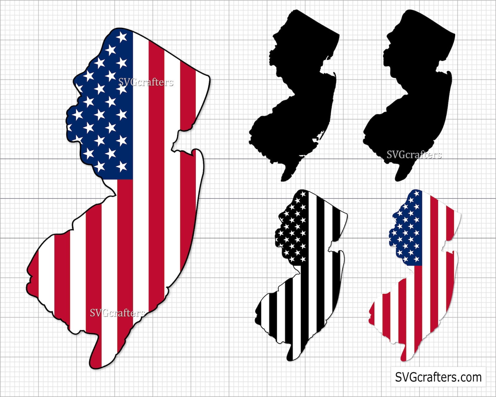 New Jersey Map Svg New Jersey Police New Jersey State Svg | Etsy