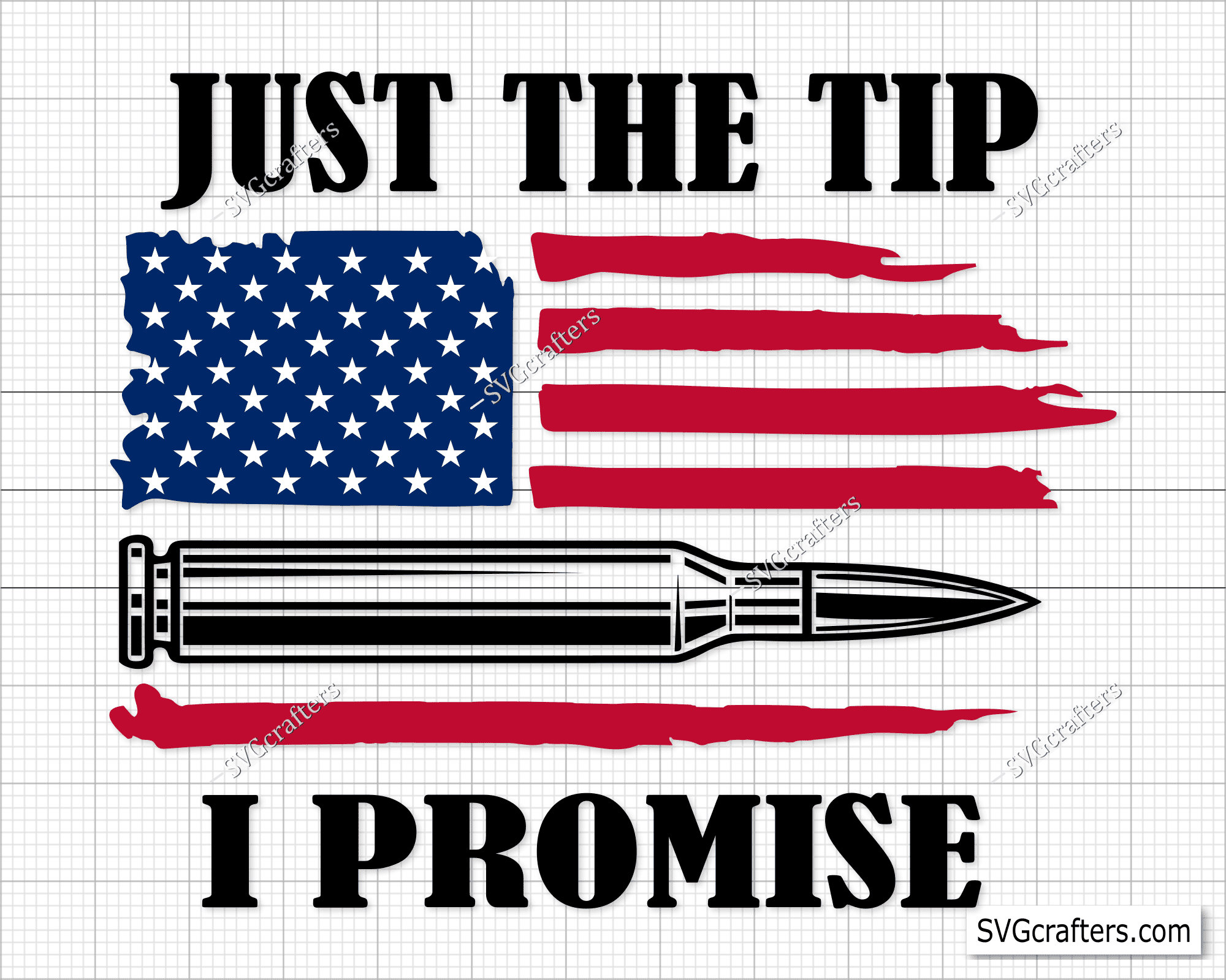 Just The Tip I Promise 2nd amendment svg military svg - Etsy México