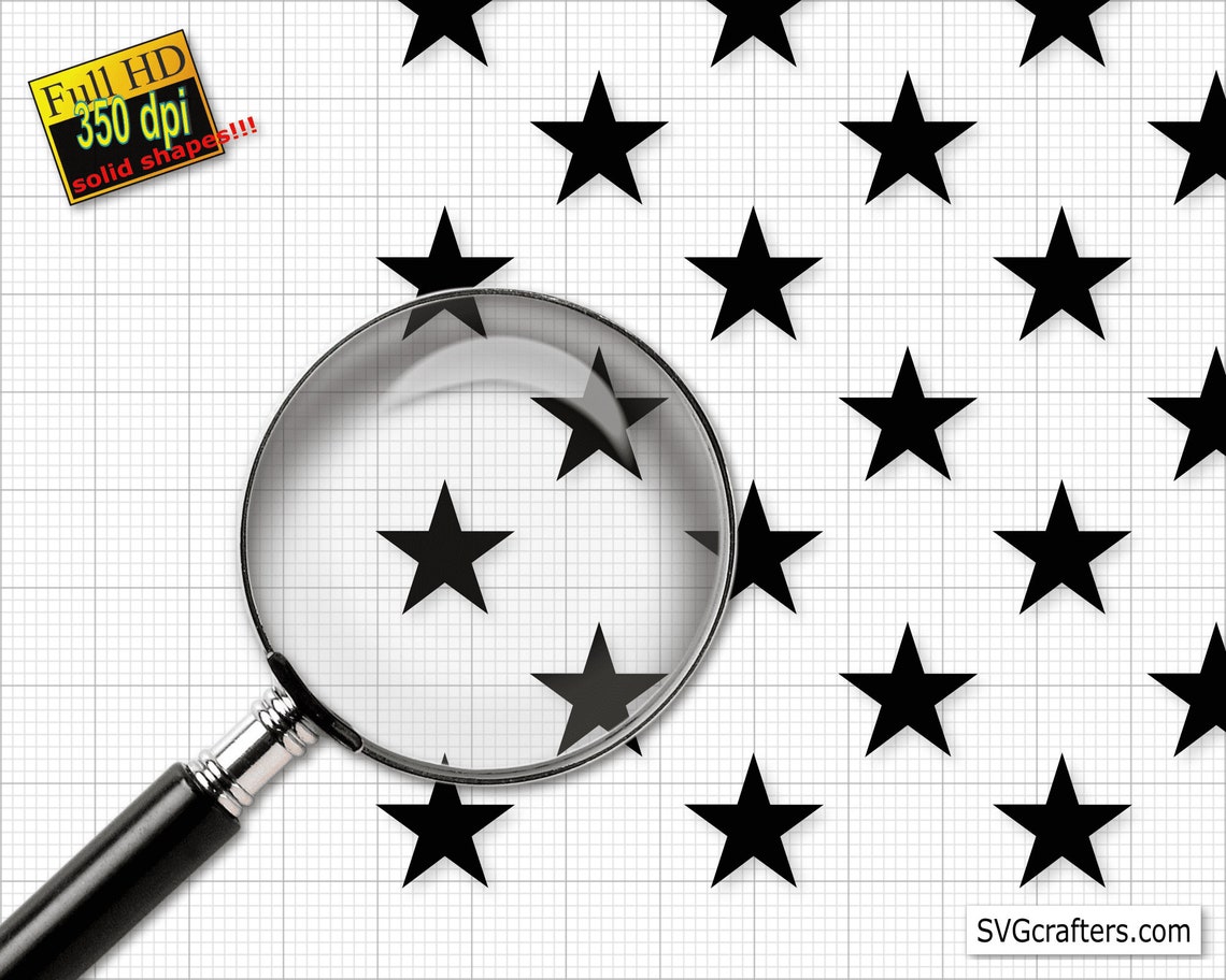 50 STARS Svg Png American Flag Stars Svg Union 50 Stars Svg - Etsy