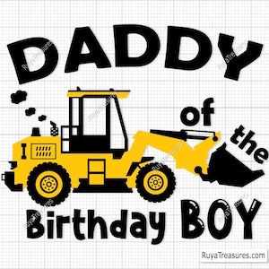 Birthday Family Svg, I'm and Digging It Construction Birthday Svg ...