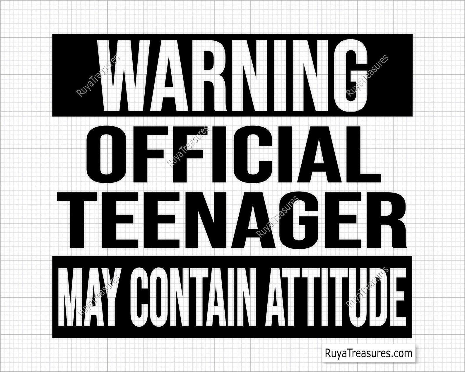 Bundle Warning Official Teenager Svg, 13th Birthday Svg, Birthday Girl ...