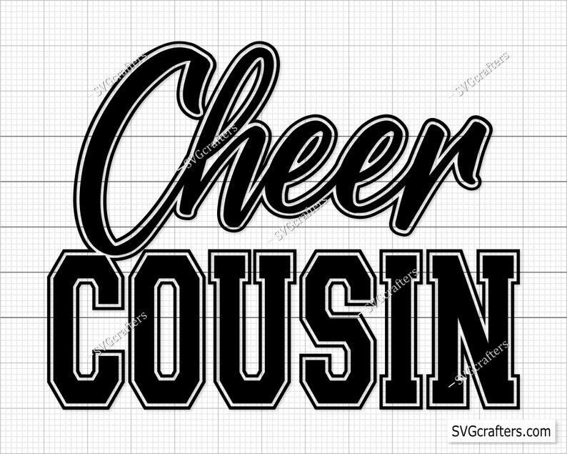 Cheer Cousin Svg, Football Cousin Svg, Game Day Svg, Cousins Svg ...
