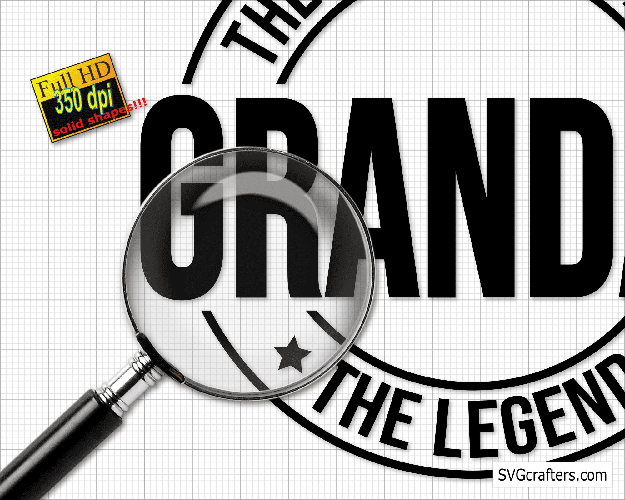 Grandad the Man the Myth the Legend Svg Grandpa Svg - Etsy UK