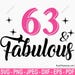 63rd Birthday Svg Png, 63rd Svg, Aged to Perfection Svg, 63 and ...