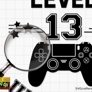 Level 13 Unlocked Official Teenager Svg, 13th Birthday Svg, Birthday ...