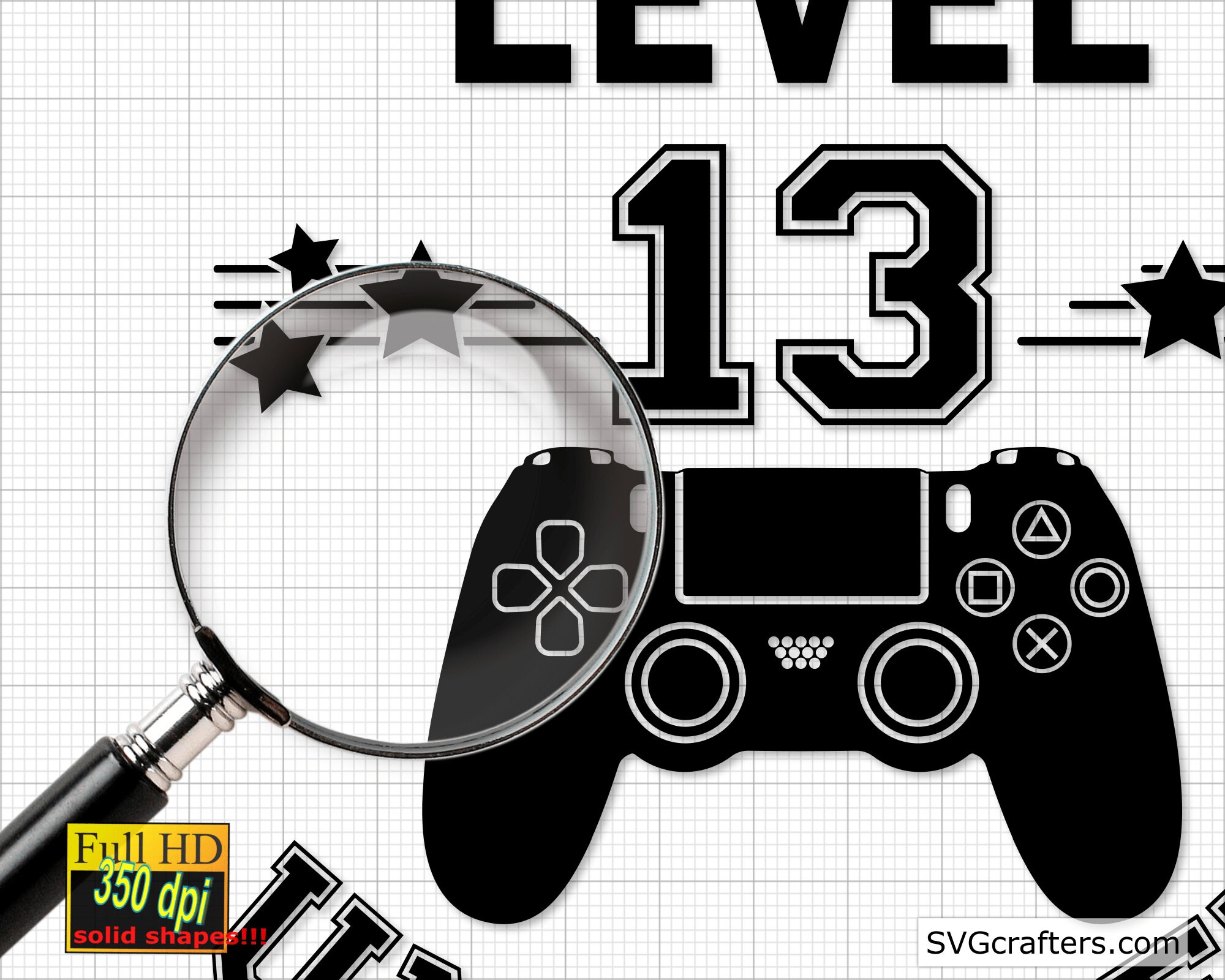 Level 13 Unlocked Official Teenager Svg 13th Birthday Svg | Etsy