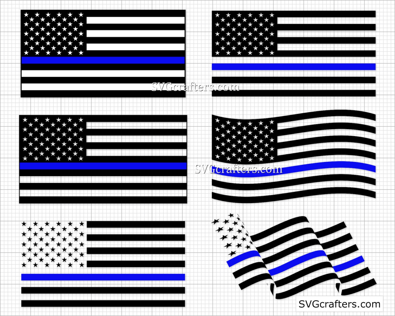 Police Svg Back the Blue Svg Thin Blue Line Svg Police - Etsy