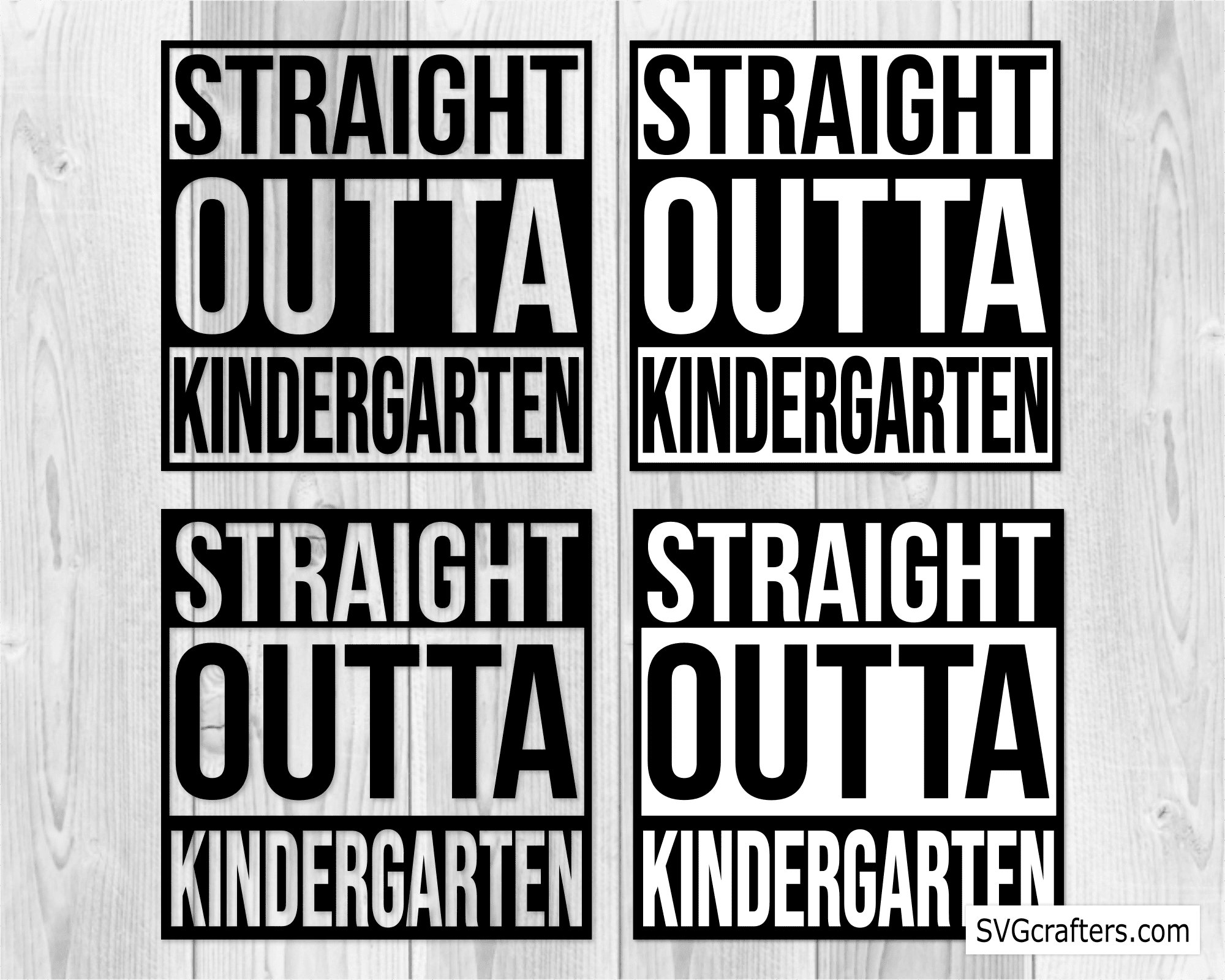 Straight Outta Kindergarten Svg Kindergarten Svg Straight Etsy