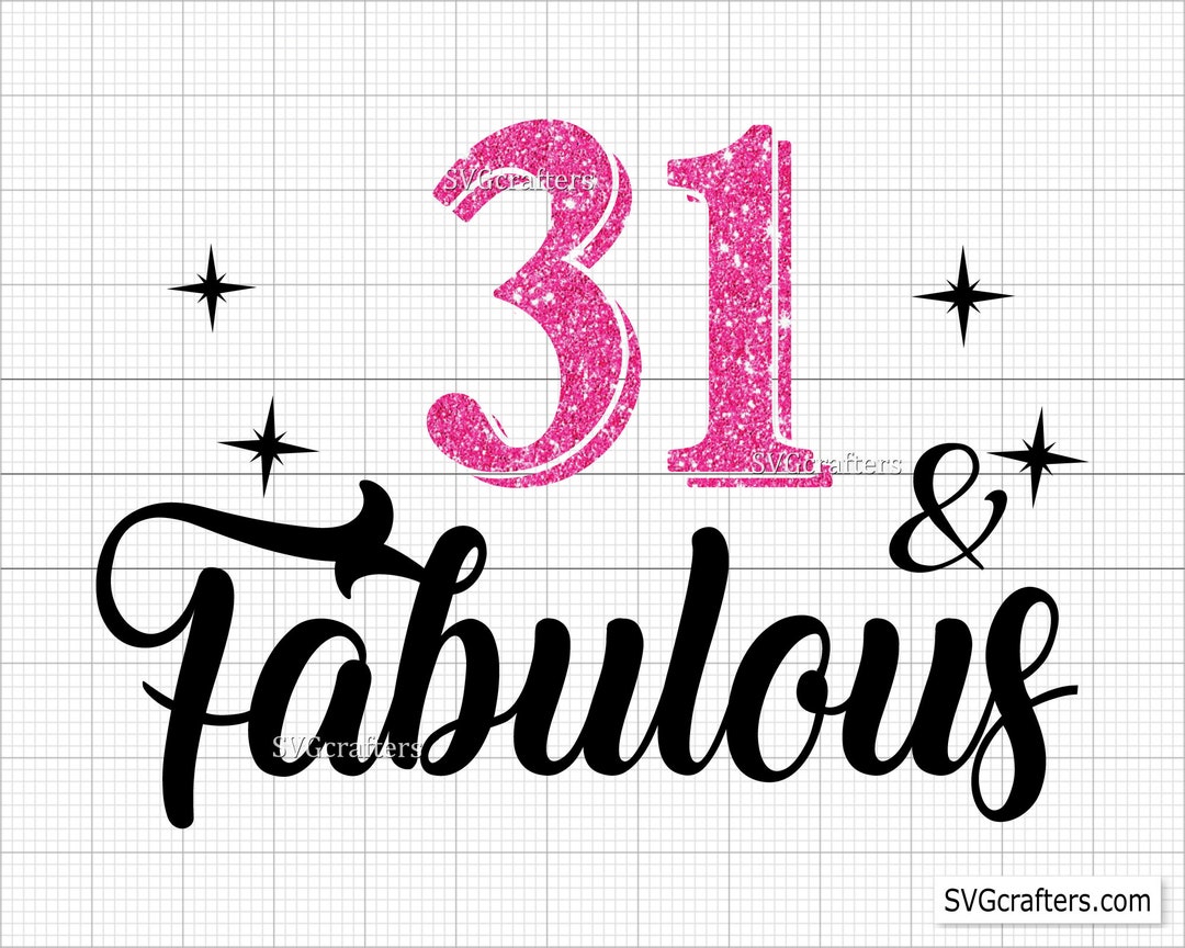 31st Birthday Svg Png, 31st Svg, Aged to Perfection Svg, 31 and ...