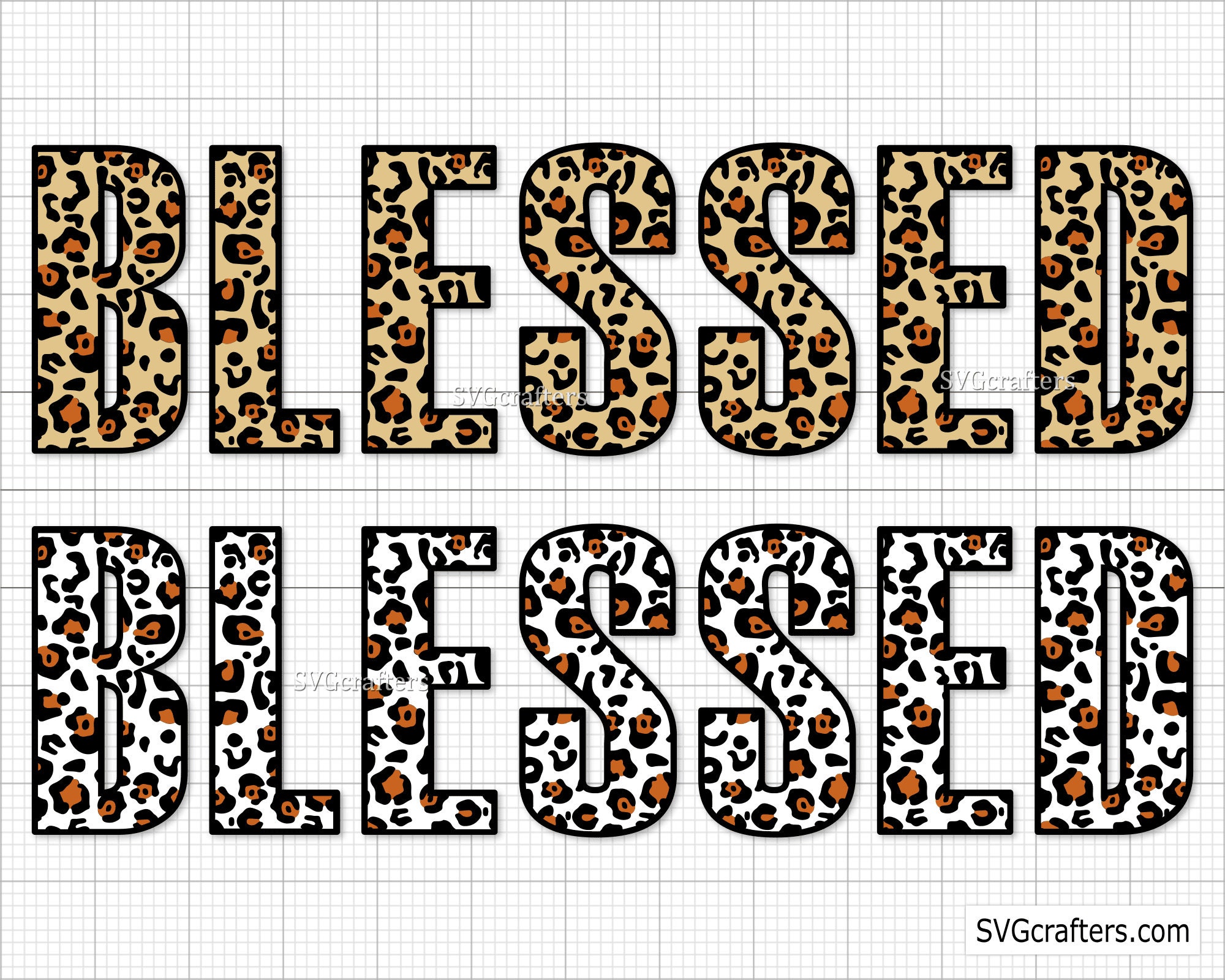 Leopard Blessed Svg Leopard Print Svg Mama Leopard Png Mom | Etsy
