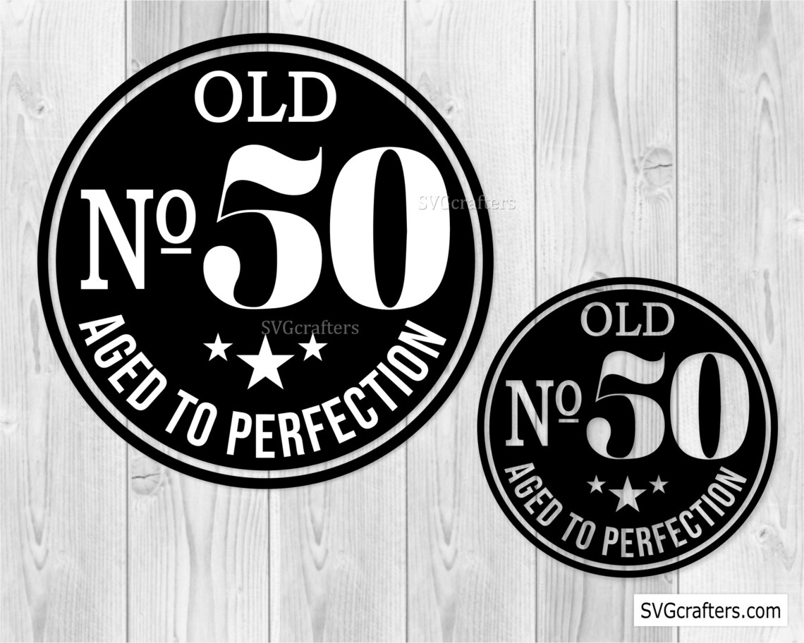 50th Birthday Svg 50th Svg Old Number 50 Svg 50th Cut File - Etsy