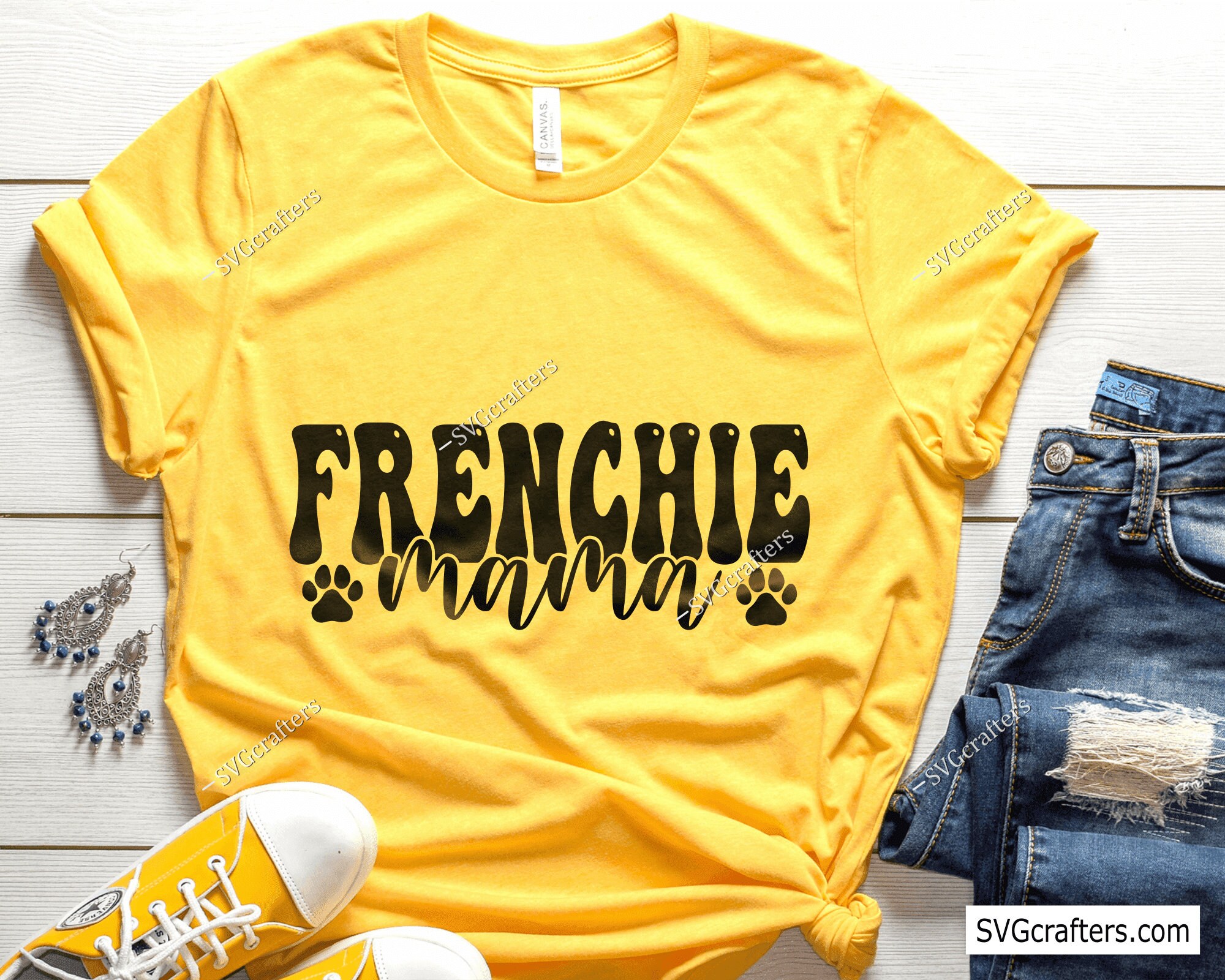 Frenchie Mama Svg, French Bulldog Svg, French Bulldog Svg, Frenchie Svg ...