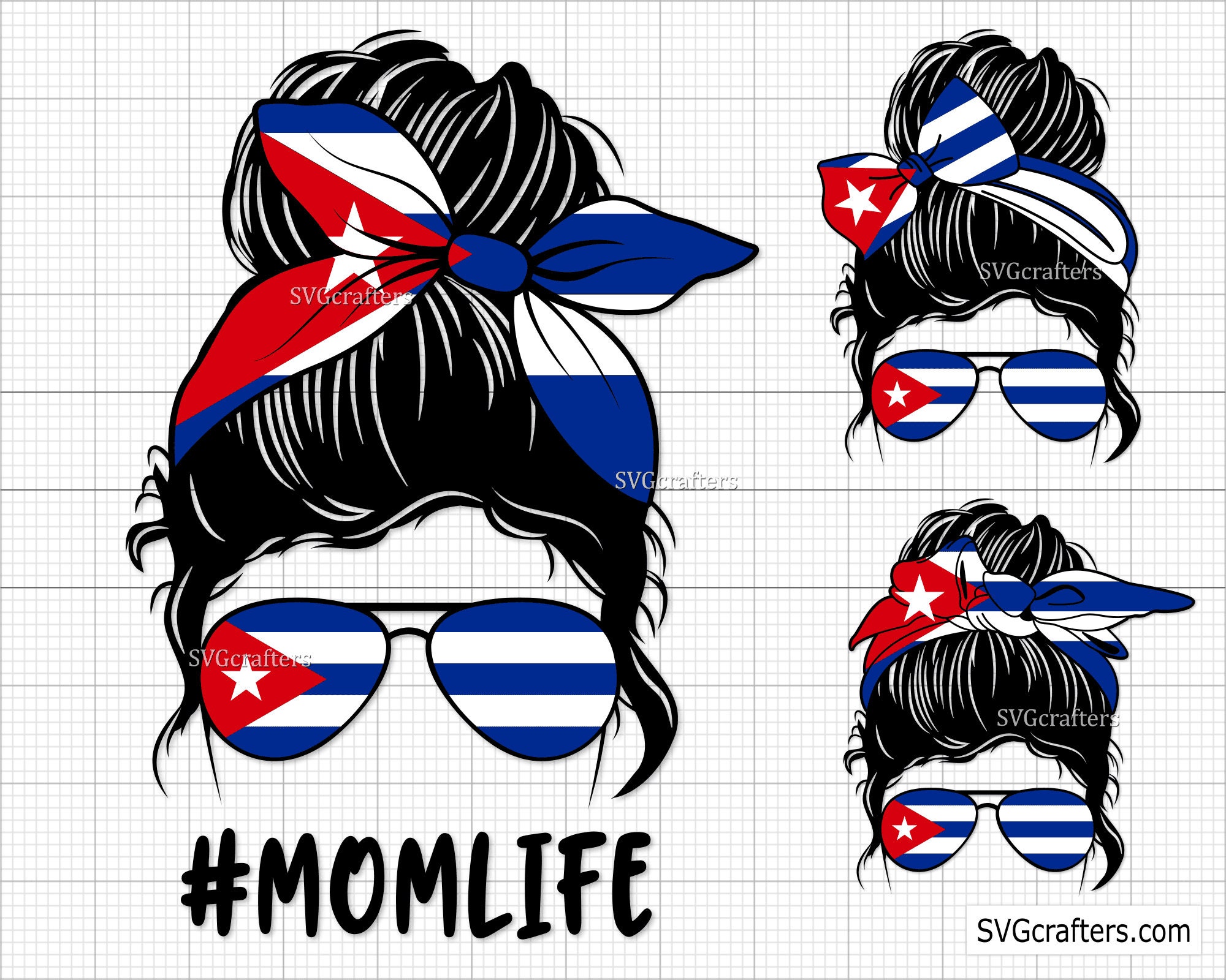 Cuban Momlife Svg Png Cuban Flag Svg Png Cuban Svg Cuban | Etsy
