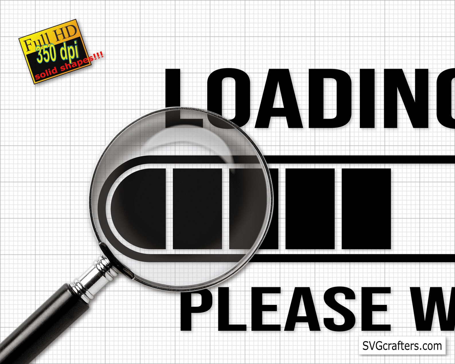 Bundle Loading Please Wait SVG Files, Loading Progress Bar Cut Files, Please Wait Vector Files ...