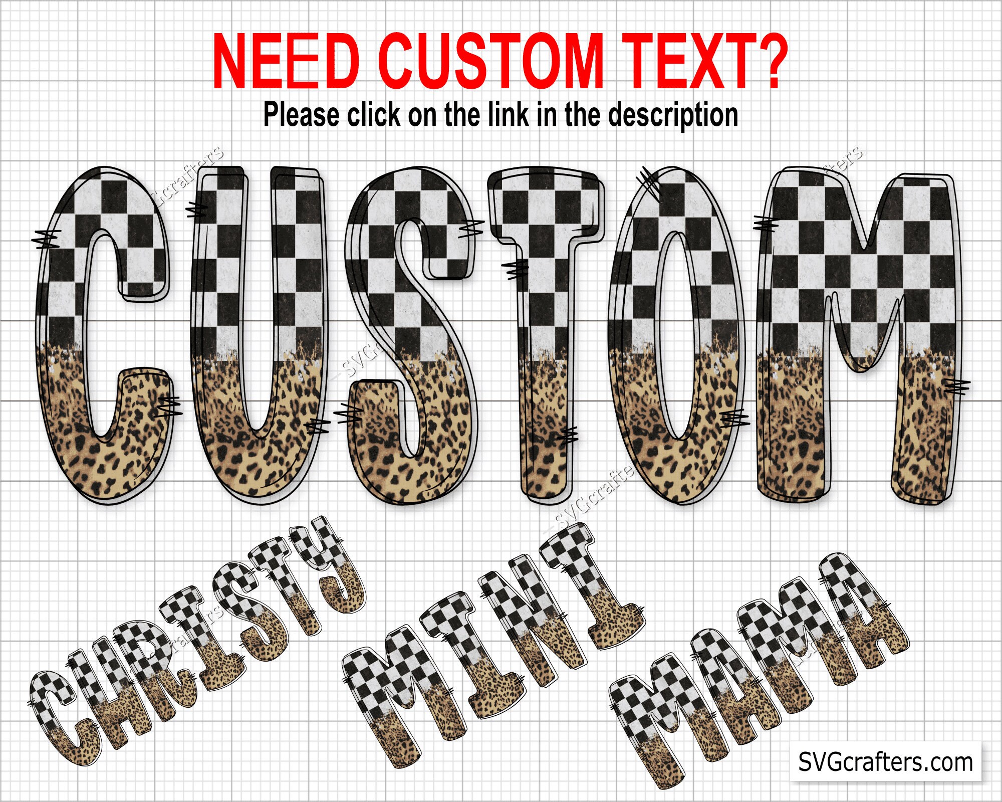 Custom Checkered Flag Leopard Png Racing Png Leopard Racing - Etsy