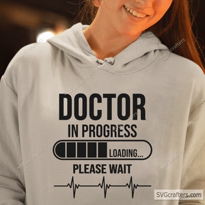 Doctor in Progress Please Wait Svg Png, Medical Student Svg, Future ...