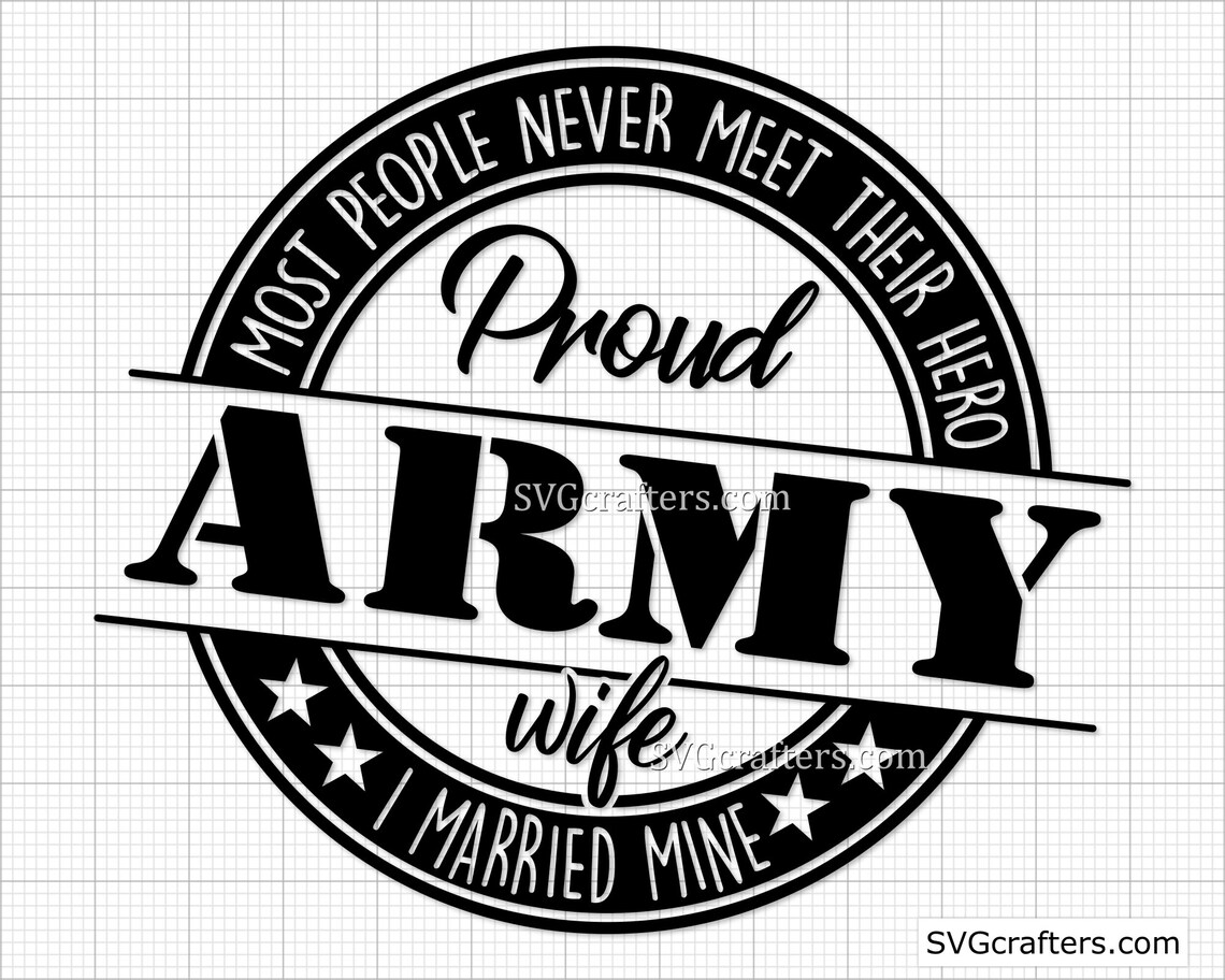 Proud Army Wife Svg Army Svg Army Mom Svg Army Wife Svg - Etsy