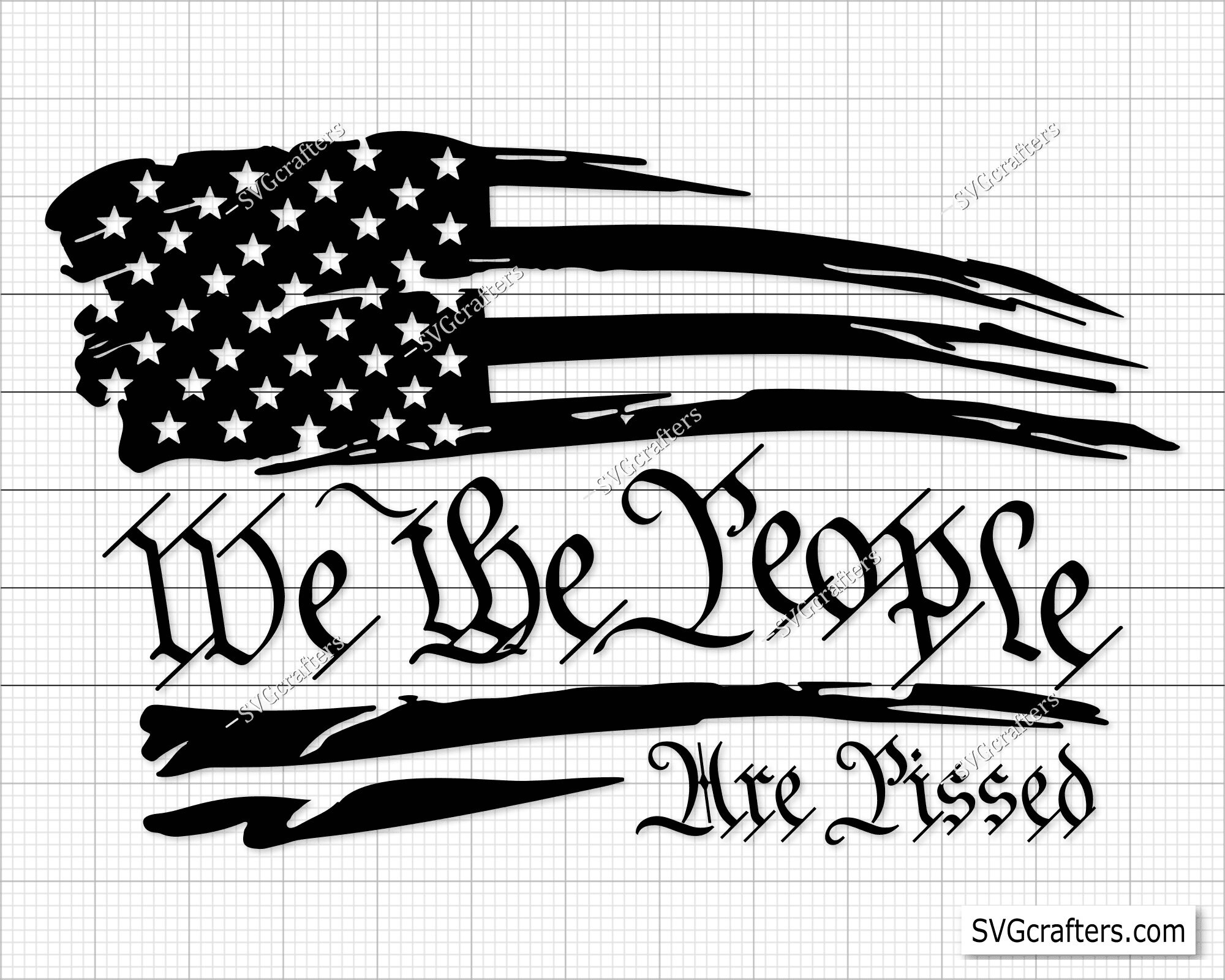 We the People Svg American Flag Svg Patriotic Svg 2nd - Etsy Canada