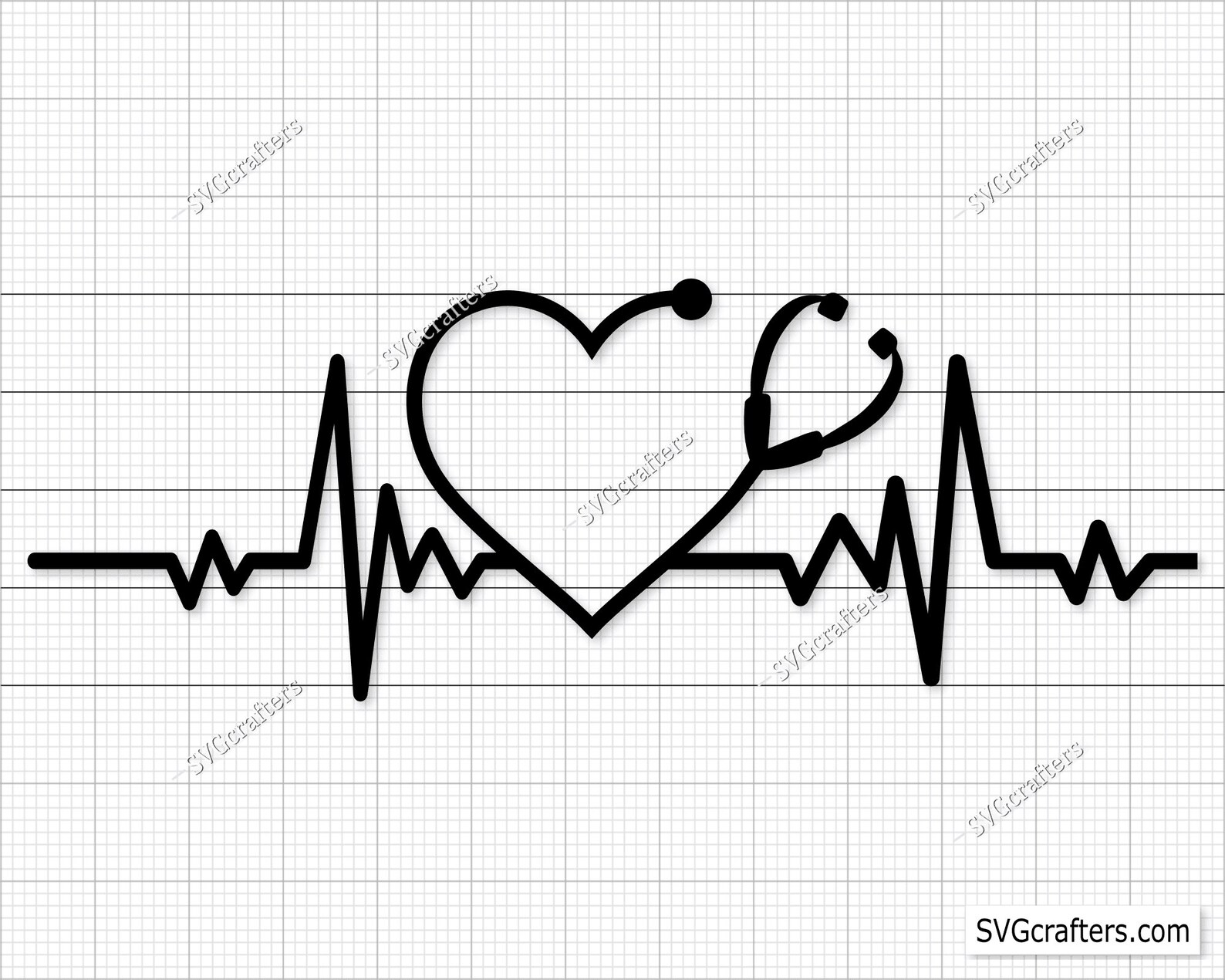 Caduceus Svg, Caduceus Vector, Caduceus Png, Nurse Heartbeat Svg ...