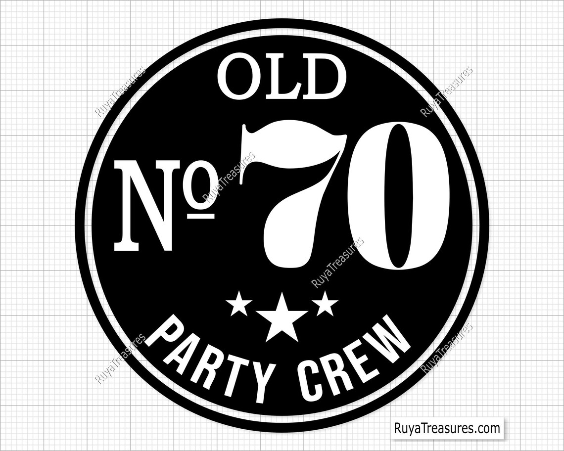 70th Birthday Party Crew Svg, 70th Svg, I Do Crew Svg, Bridal Party Svg ...