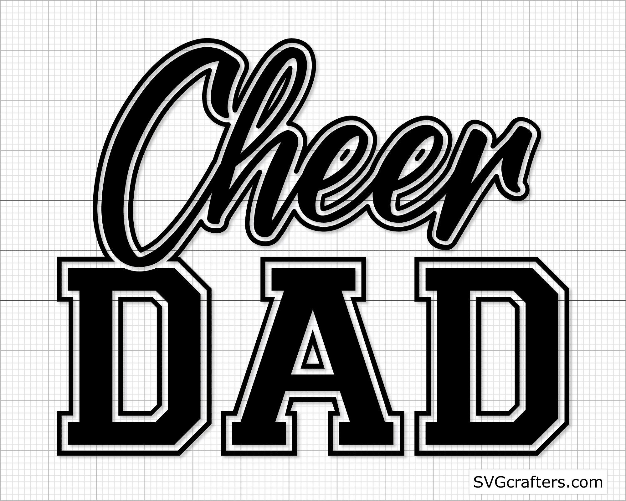 Cheer Dad Svg Cheer Coach Svg Cheerleader Svg Coach Svg - Etsy
