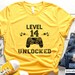 Level 14 Unlocked Svg 14th Birthday Svg My 14th Birthday - Etsy