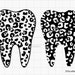 Leopard Print Tooth Svg Dental Svg Teeth Svg Dentist Tooth - Etsy