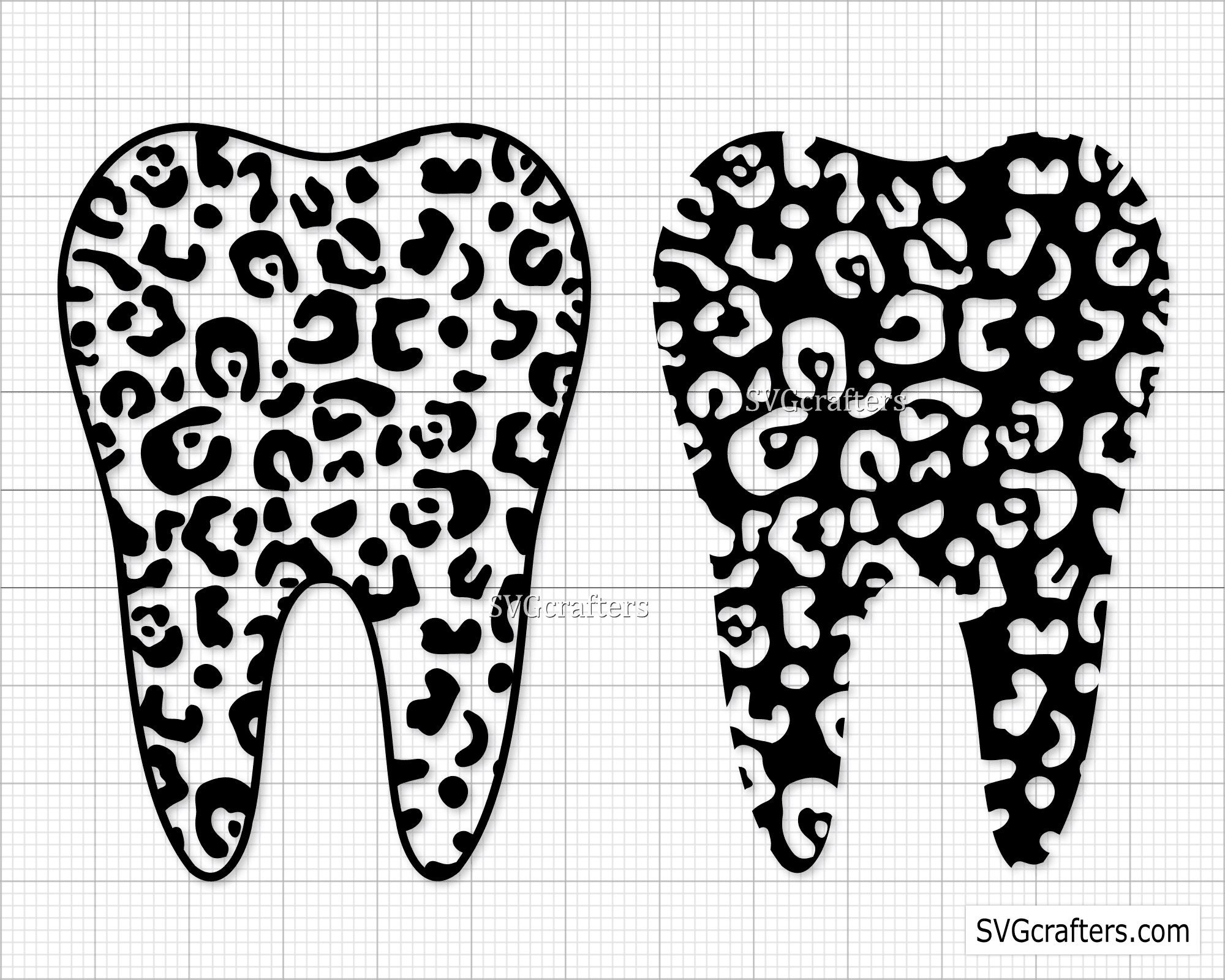 Tooth Svg Dental Svg Teeth Svg Dentist Tooth Svg Leopard - Etsy Canada