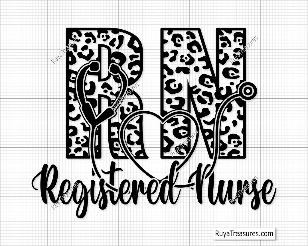 Registered Nurse Bundle Svg, RN Svg, Stethoscope Svg, Nurse Svg ...