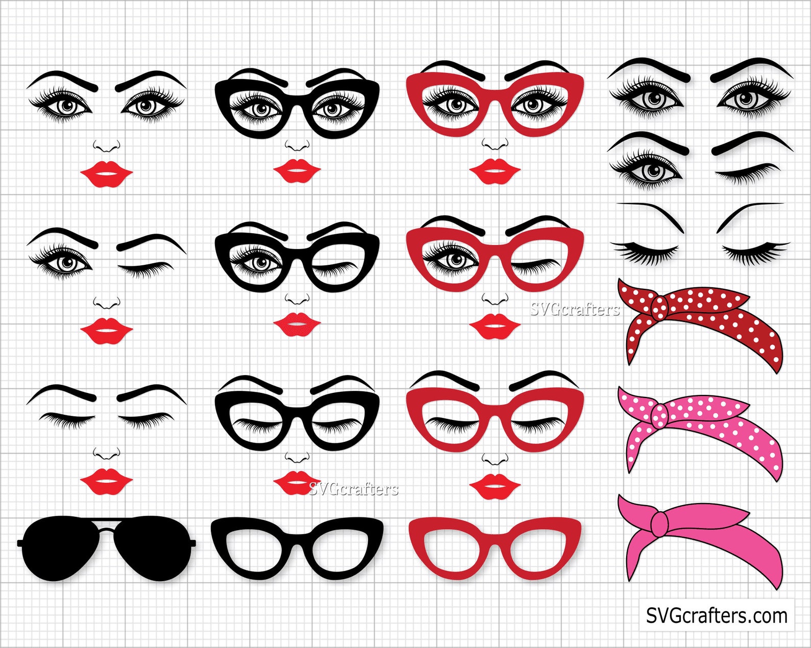 Messy Bun Svg, Girl Bandana Svg, Top Knot Svg, Hair Bun Svg, Boss Lady ...