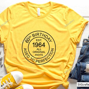 60th Birthday Svg, 60th Svg, Old Number 60 Svg, 60th Cut File for ...
