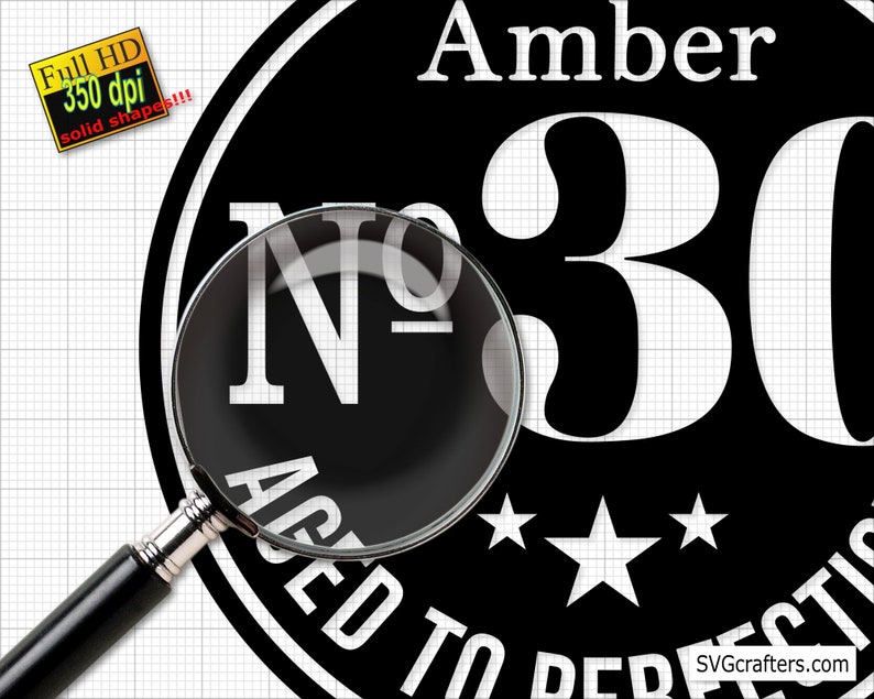 Custom 30th Birthday Svg 30th Svg Old Number 30 Svg 30th - Etsy