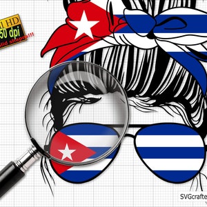 Cuban Momlife Svg Png, Cuba Bun Hair Svg, Cuban Flag Svg Png, Cuban Svg ...