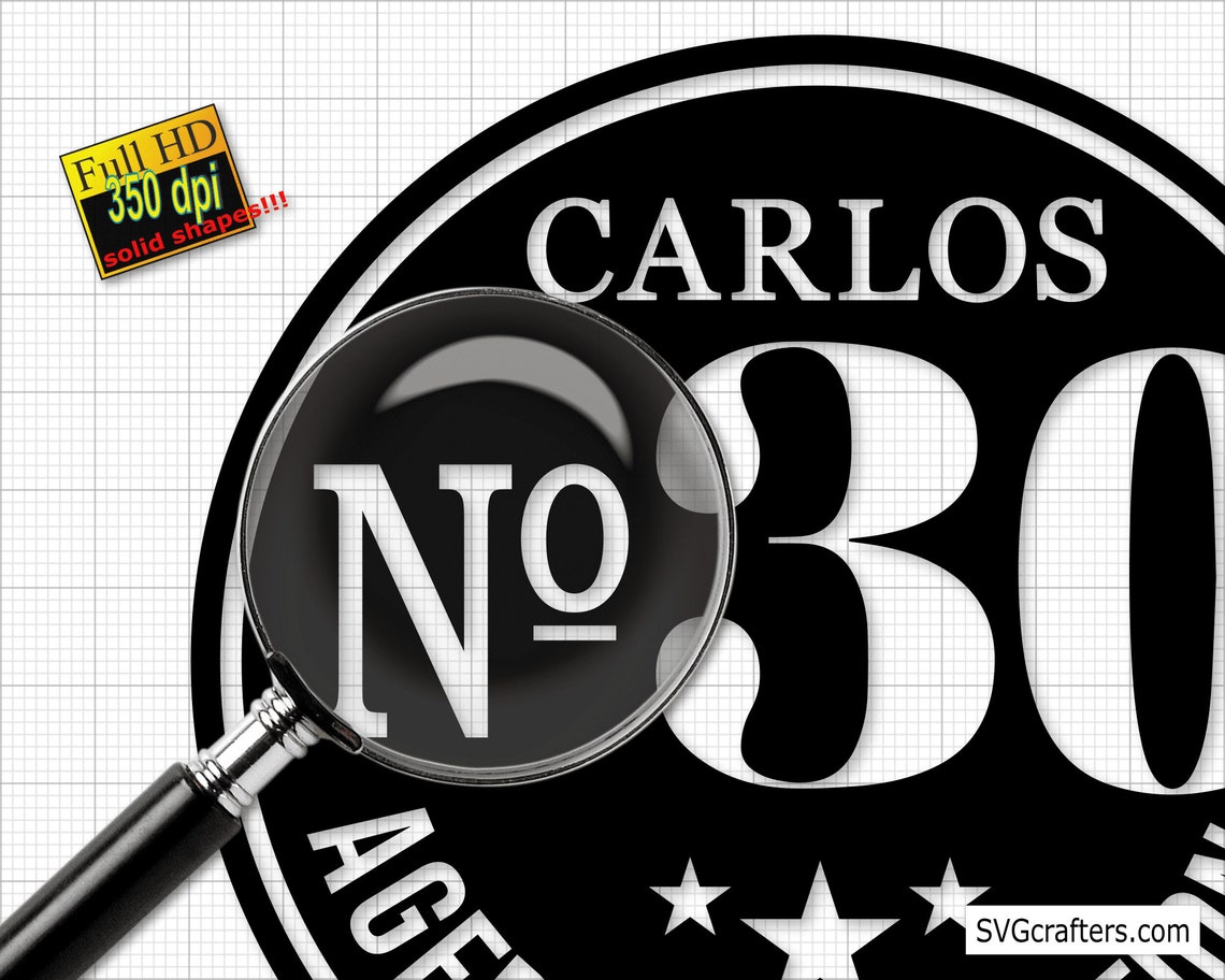 Custom 30th Birthday Svg 30th Svg Old Number 30 Svg 30th - Etsy