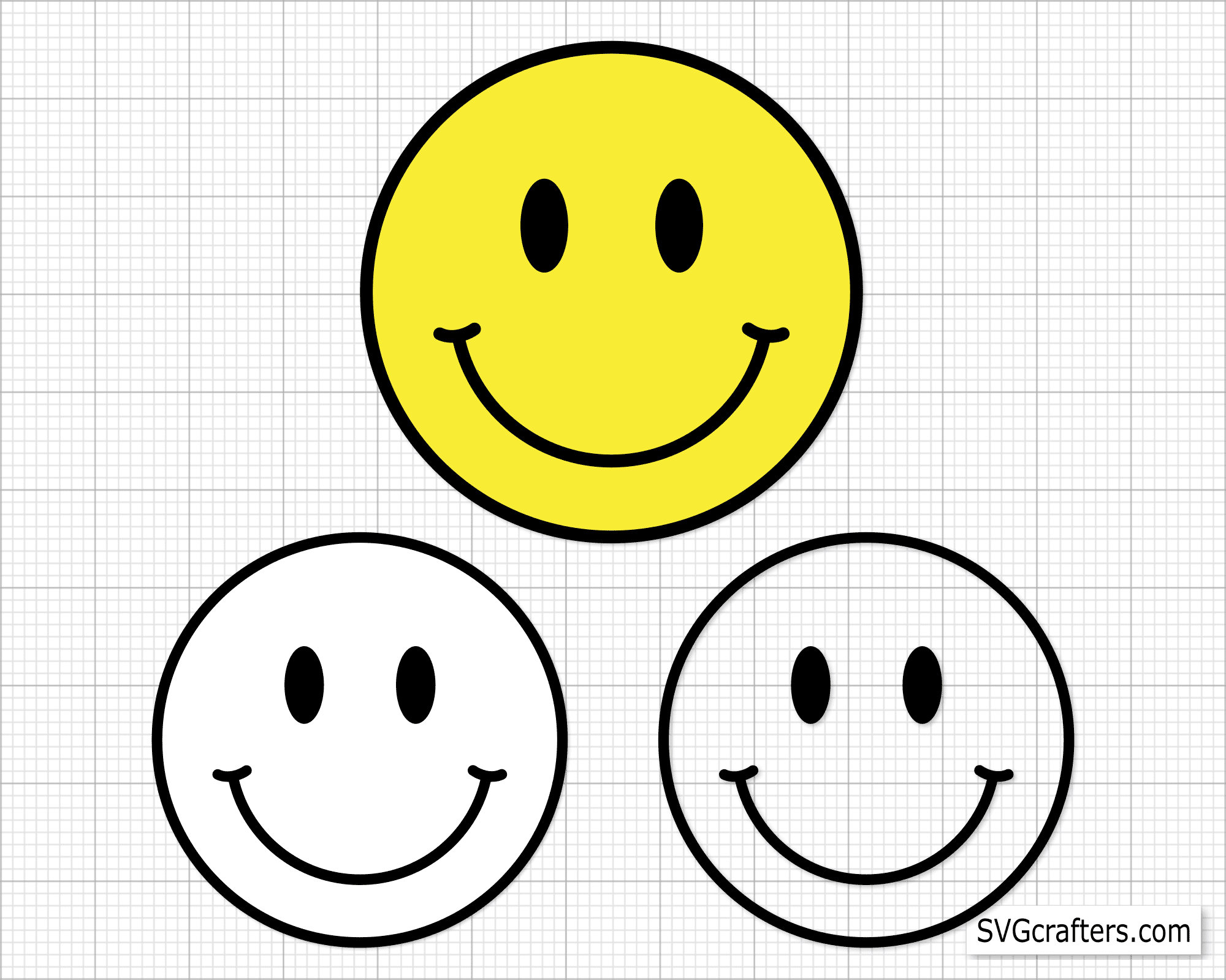 Smiley Face Svg Smiley Svg Happy Face Svg Emoji Svg Smile - Etsy UK