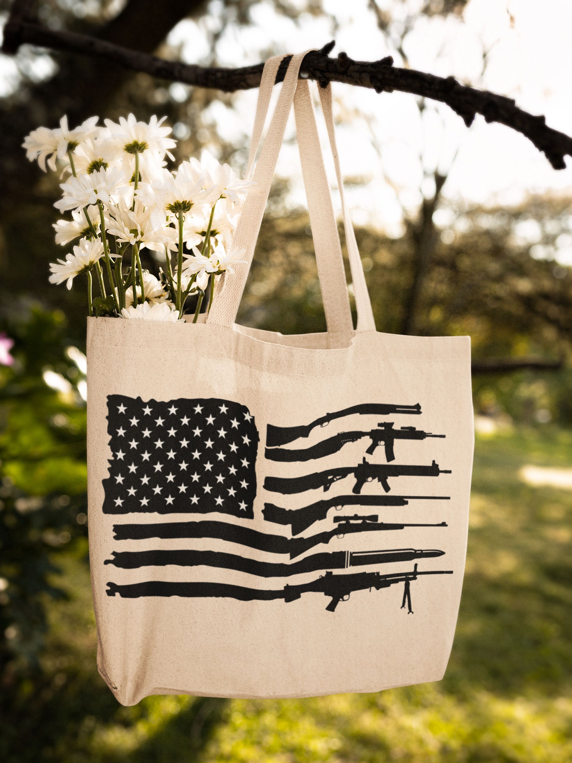 American Gun Flag Svg, Rifle Flag Svg, Guns Svg, 2nd Amendment Svg ...