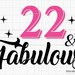 22nd Birthday Svg Png, 22nd Svg, Aged to Perfection Svg, 22 and ...
