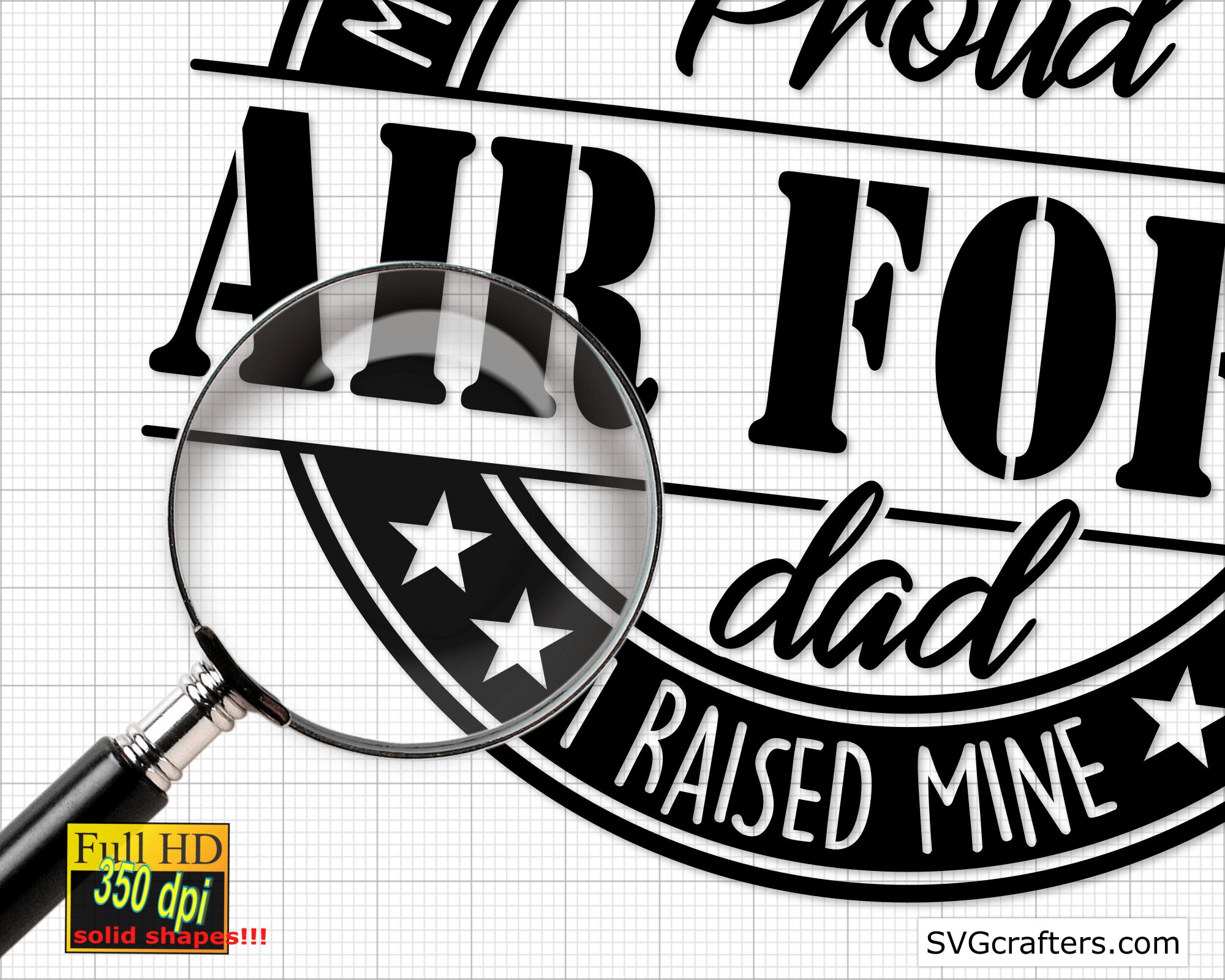 Proud Air Force Dad svg Airforce svg Military svg Army svg - Etsy México