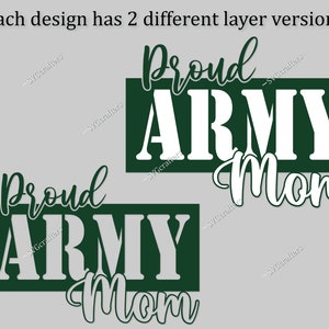 Proud Army Mom Svg, Army Mom Svg, Army Svg, Army Wife Svg, Military Svg ...