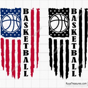 Custom Basketball Flag Svg Png, Personalize It Basketball Svg ...