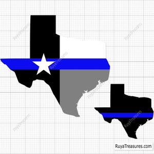 Texas Thin Blue Line Svg, Texas Police Svg, Texas State Svg, Texas Png ...
