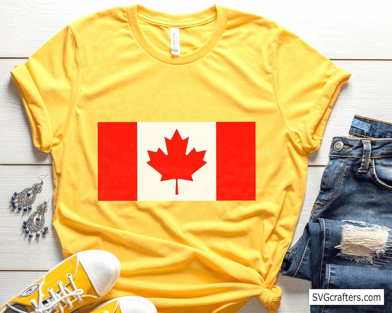 Flag of Canada svg canada svg canadian flag svg maple leaf | Etsy
