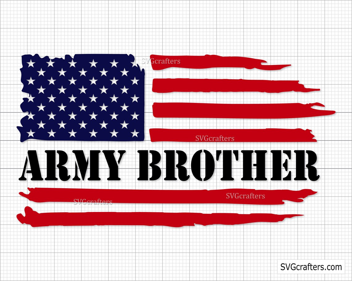 Army Brother Svg Png Army Svg Military Svg Proud Army - Etsy